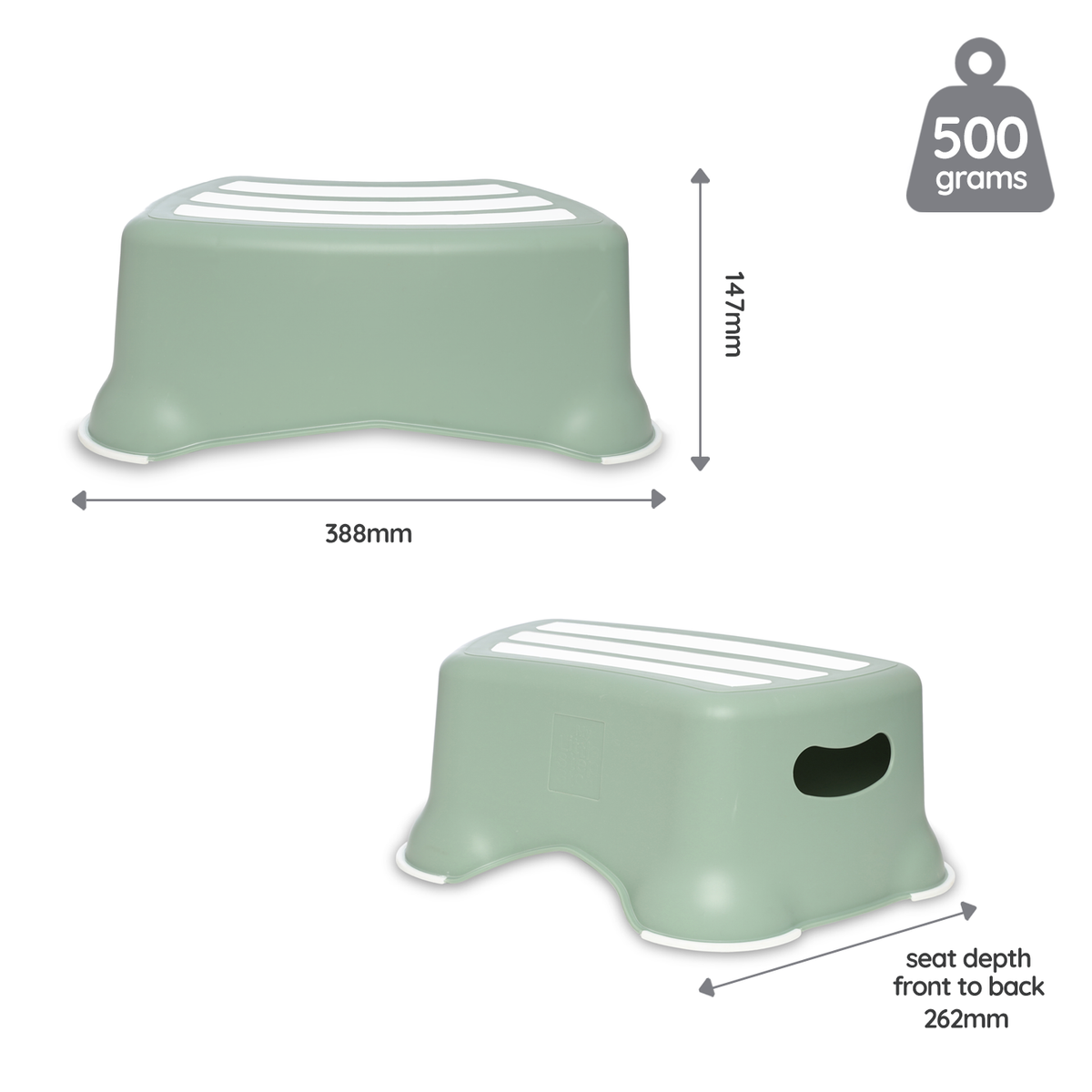 MY LITTLE STEP STOOL | GREEN PASTEL – Globalntl